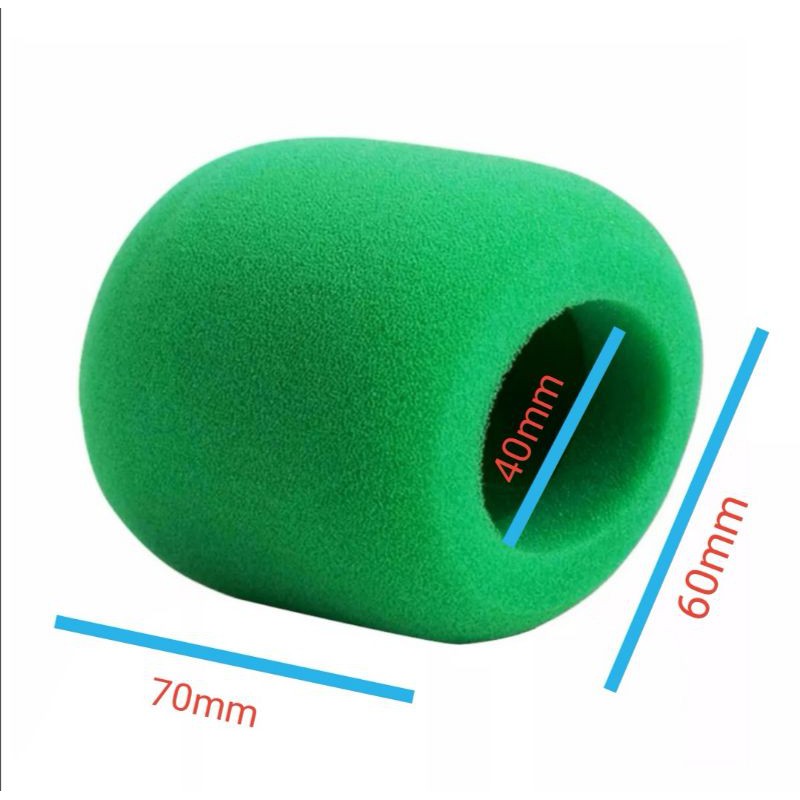 1pcs Practical Small Black Microphone pad Headset Windscreen Sponge ...