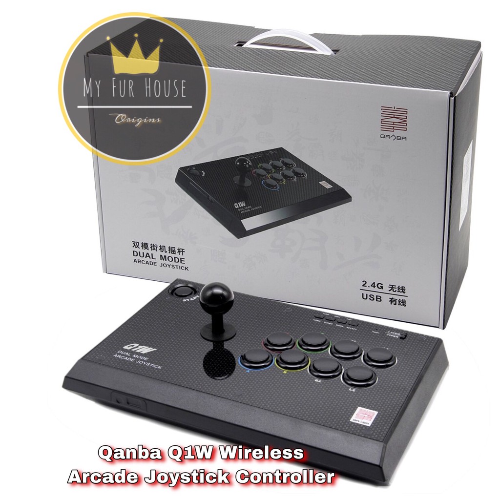 Genuine QANBA Q1-W Q1W Wireless Arcade Joystick Controller 8 buttons PS3 PS4 Xbox 360 PC Android ...