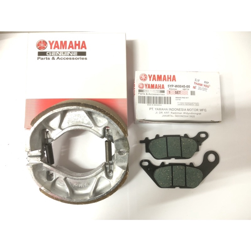 LC135 BRAKE SHOE BRAKE PAD DISC BREKE LINING DRUM DIS FOR YAMAHA INDON ...