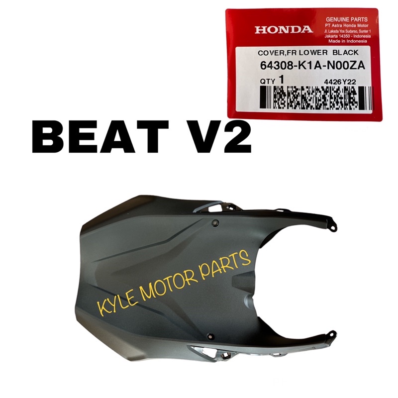 BEAT V2 COVER LOWER FRONT INNER ORIGINAL HONDA 100% | Shopee Malaysia