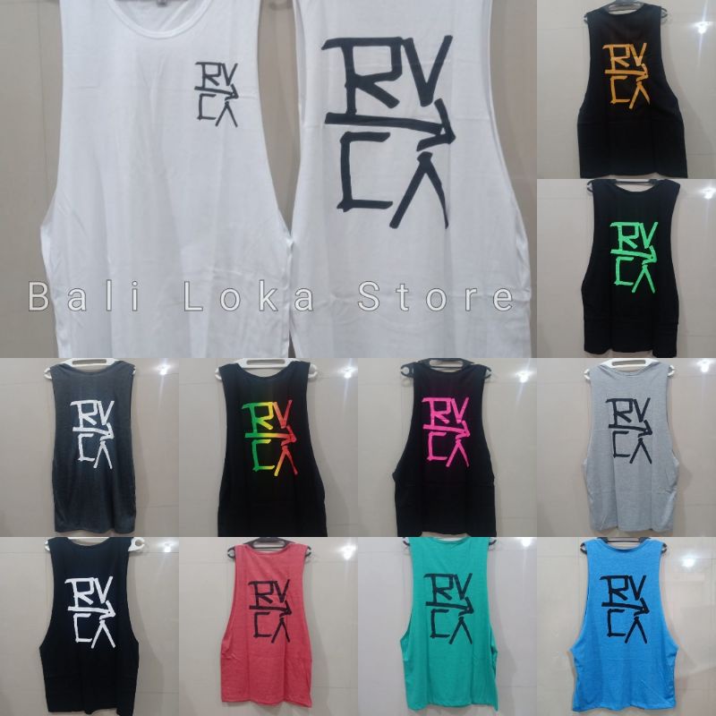 KATUN Men's BALI SINGLET LOW CUT/COTTON/GYM/RVCA | Shopee Malaysia