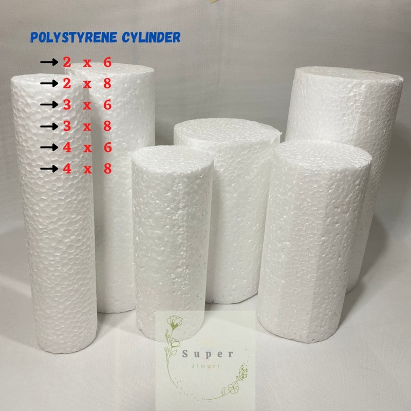 Gabus Cylinder/Gabus Hantaran/Gabus Bunga/Gabus Bouquet/Polystrene ...