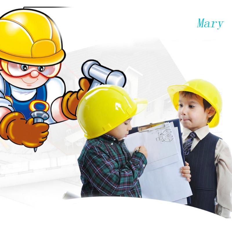 Mary Construction Toy Simulation Safety Helmet Kids Halloween Party ...