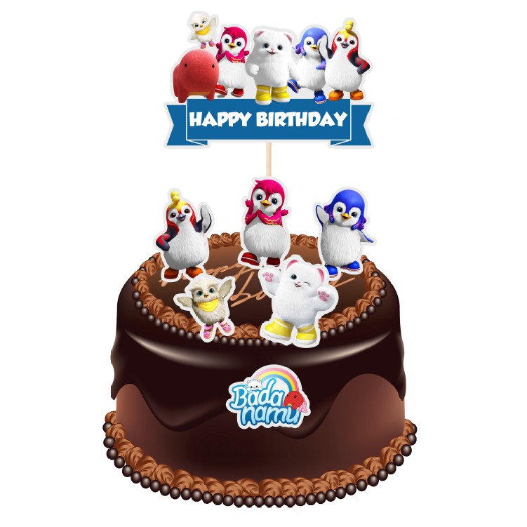 BADANAMU cake Topper DIY LAMINATED | Shopee Malaysia