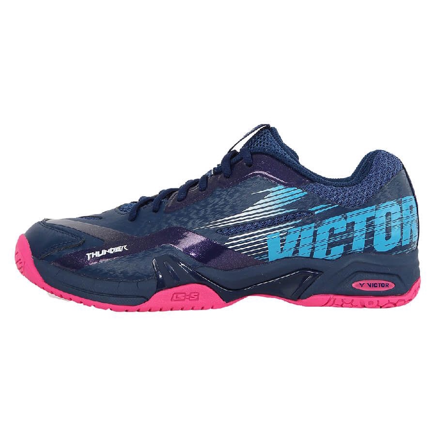 VICTOR THUNDER-B MEDIEVAL BLUE BADMINTON SHOES KASUT SUKAN BADMINTON ...