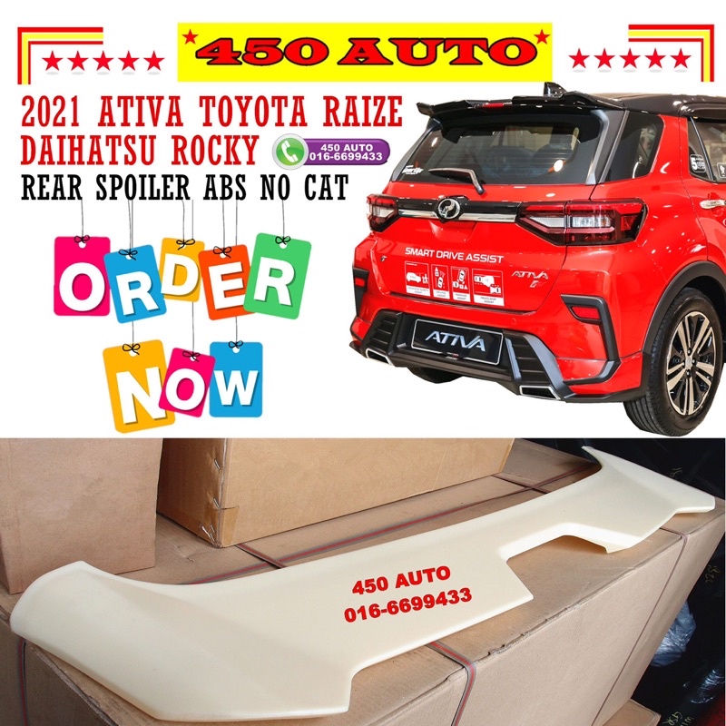PERODUA ATIVA & TOYOTA RAIZE & DAIHATSU ROCKY (ABS PLASTIC)REAR TRUNK ...