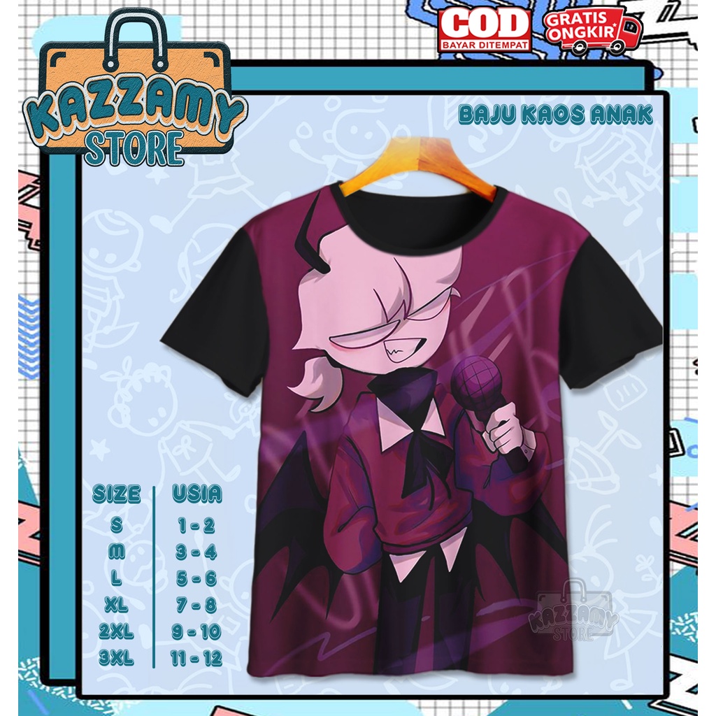 3d Children's T-shirts FNF Friday Night Funkin Game Children's Clothes ...