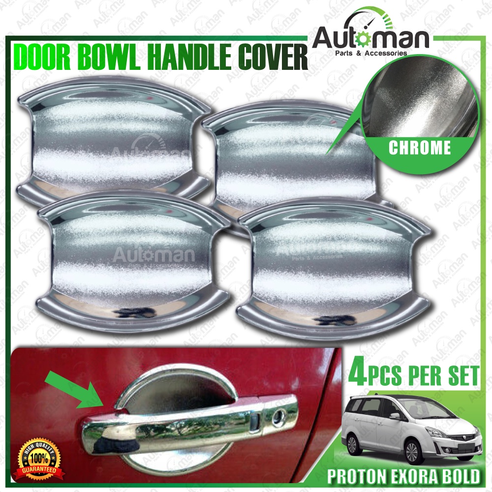Proton Exora Door Handle Inner Bowl Inserts Cover Chrome | Shopee Malaysia