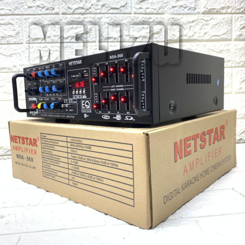 Netstar NSA 560 Original Bluetooth Amplifier - USB | Shopee Malaysia