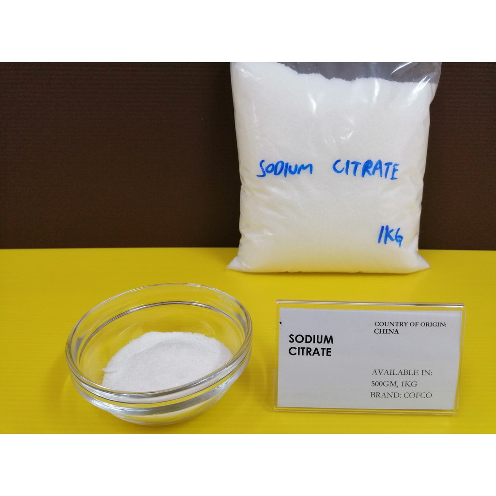 Sodium Citrate / Natrium Sitrat E331 (500GM/1KG) | Shopee Malaysia