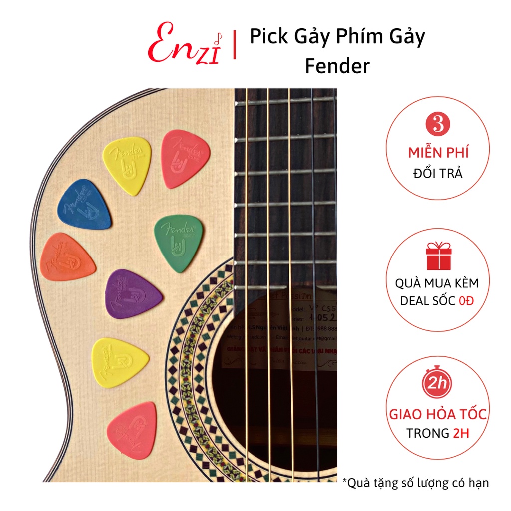 Fender picks picks of all sizes and thicknesses to choose from Enzi ...