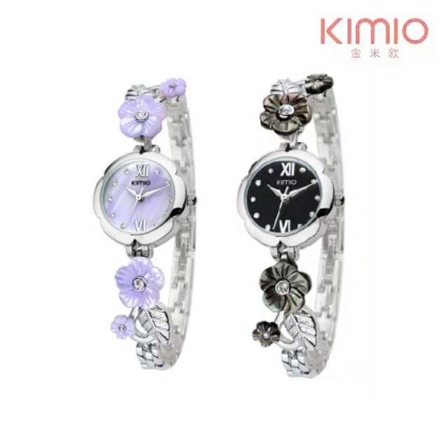 KIMIO 💕K483S Flower Quartz Bracelet Watch | Shopee Malaysia