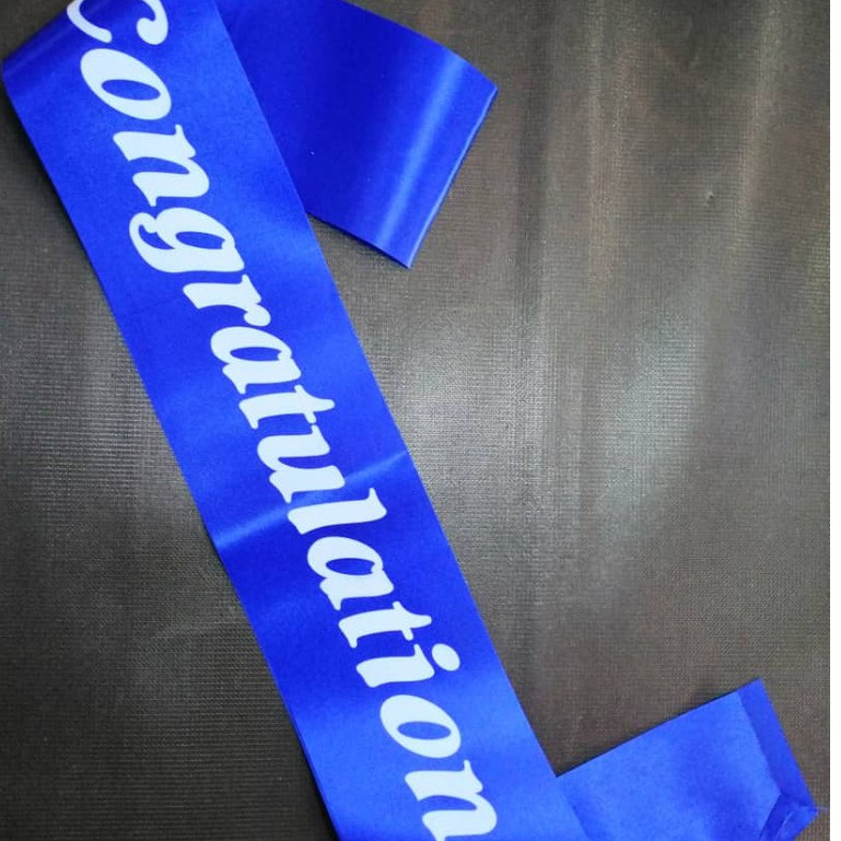 Congratulation Sash Graduation Party Accessory Decoration Party Favors ...