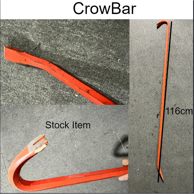Heavy Duty Metal Crowbar Wrecking Claw Craw Bar Nail Puller Bar Pry Bar 撬棍 pinch bar gorilla bar ...