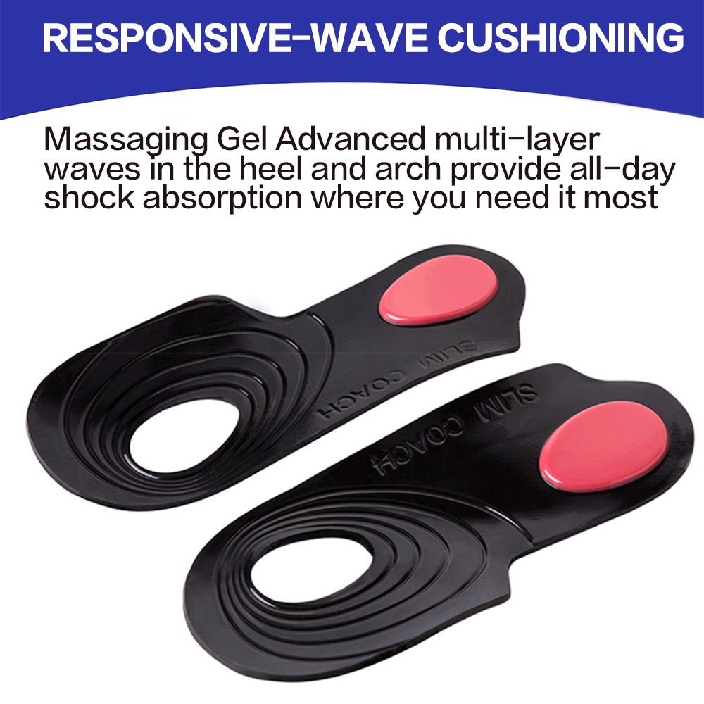 1 pair Flat Foot Corrector Gel Insole Cure Flat Feet O/X Leg Arch ...