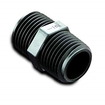 15mm 1/2" HDPE Poly Nipple (Black) | Shopee Malaysia