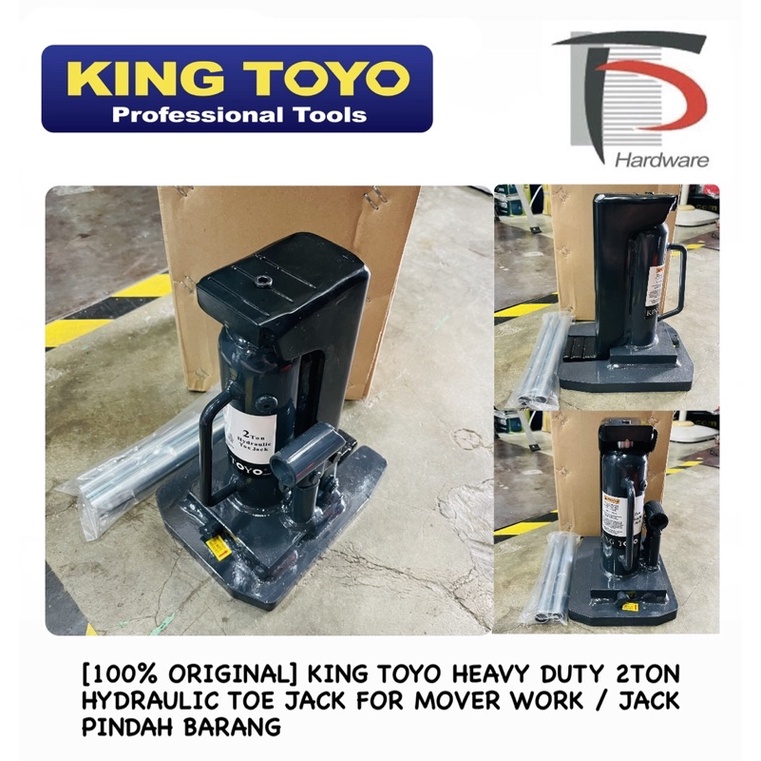[100% ORIGINAL] KING TOYO HEAVY DUTY 2TON HYDRAULIC TOE JACK FOR MOVER ...