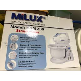 Milux Stand Mixer MSM-9901/Msm-300 (2 In 1) | Shopee Malaysia