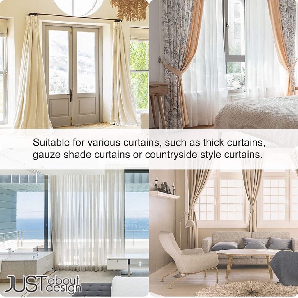 Pengikat Langsir Tali Curtain Tie Clip String Braided Ball Design Decor ...