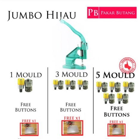 💥FREE ACUAN💥 MESIN SNAP HAND PRESS MACHINE MESIN MANIK FAST SNAP BUTTON ...