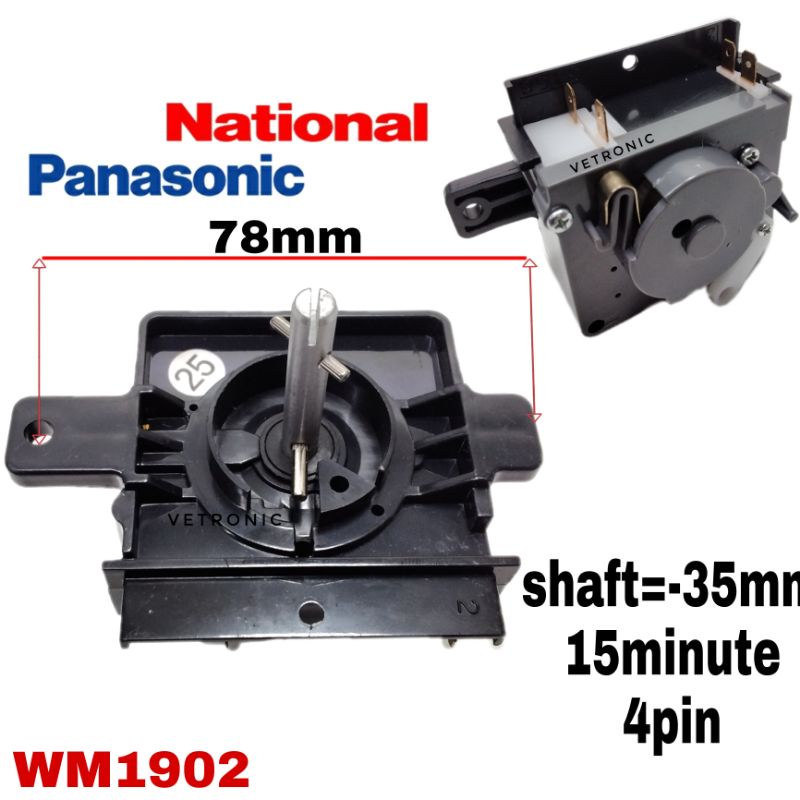 Panasonic Washing Machine 4 pin Wash Timer (Semi Auto) | Shopee Malaysia