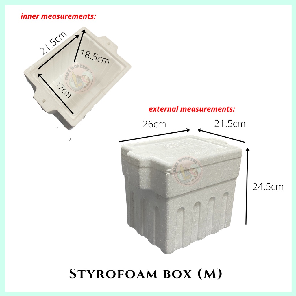 Styrofoam Box Only/ Styrofoam Box/ Ice Box/ Small Styrofoam Box/ Large ...