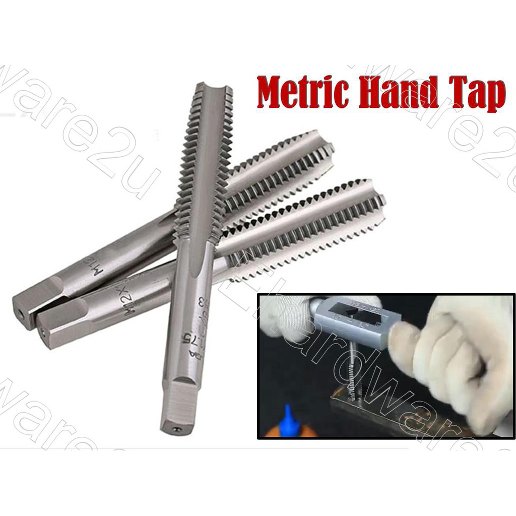 Thread Tools Work - Metric Hand Tap Set M12-M20 (HT-M) | Shopee Malaysia
