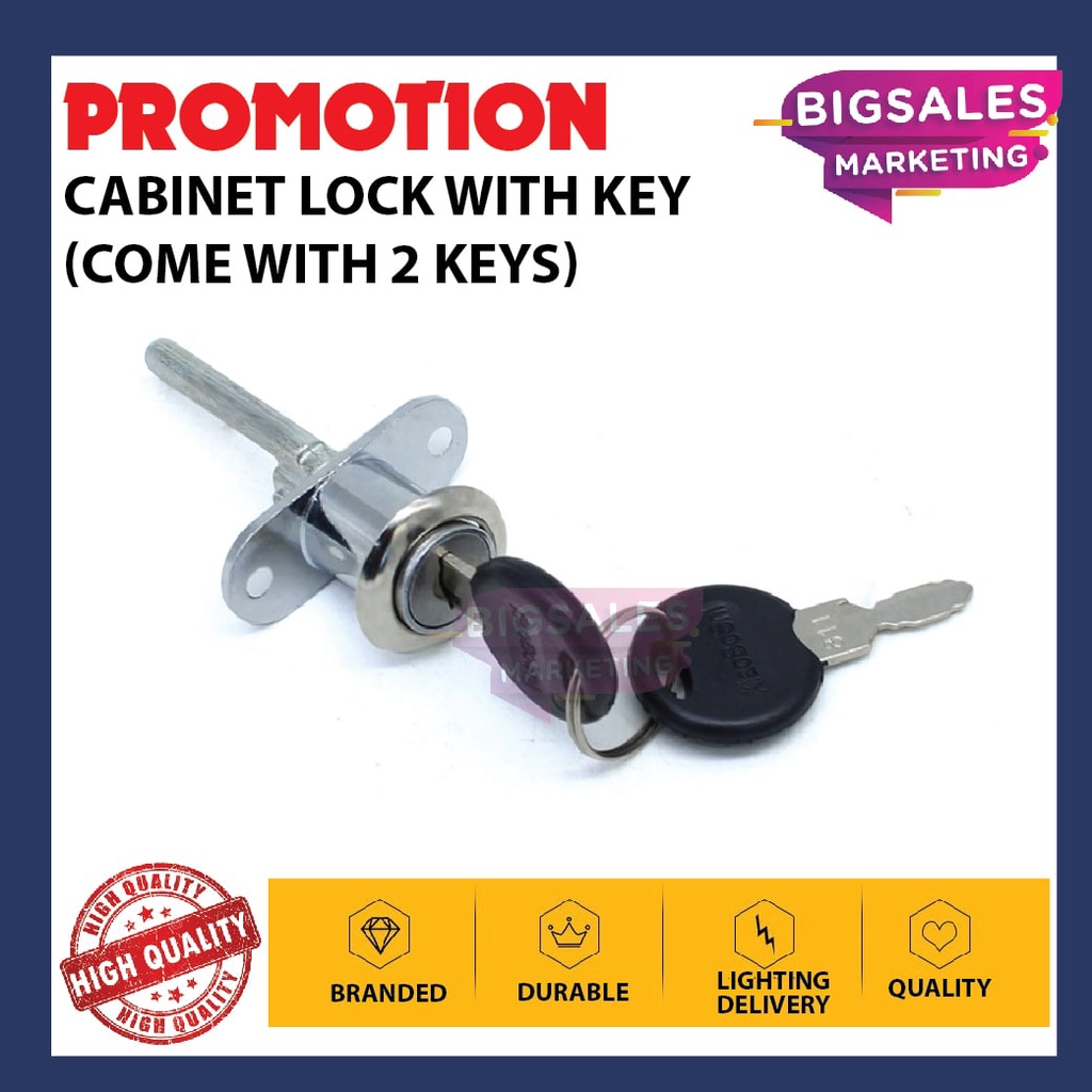 BIGSALES Cabinet Lock With Keys Office Drawer Lock Cabinet Lock Office ...
