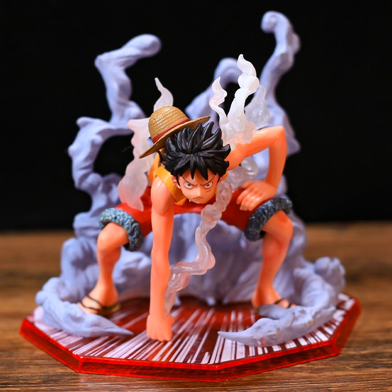12Cm One Piece Action Figure Monkey.D.Luffy Anime Action Figure Second ...