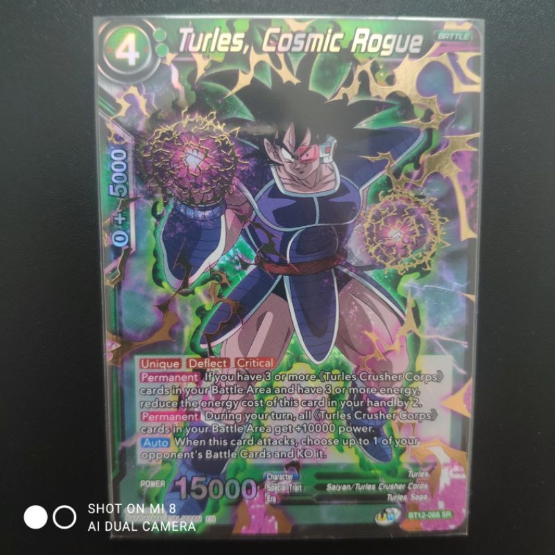 Dragon Ball Super CCG TCG I BT12-068 SR Turles, Cosmic Rogue (foil) | Shopee Malaysia