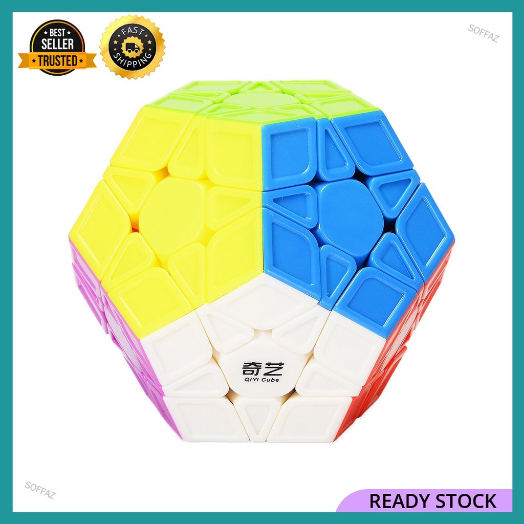 Megaminx Cube 3x3 Stickerless Megaminx Speed Dodecahedron Magic Cubes ...