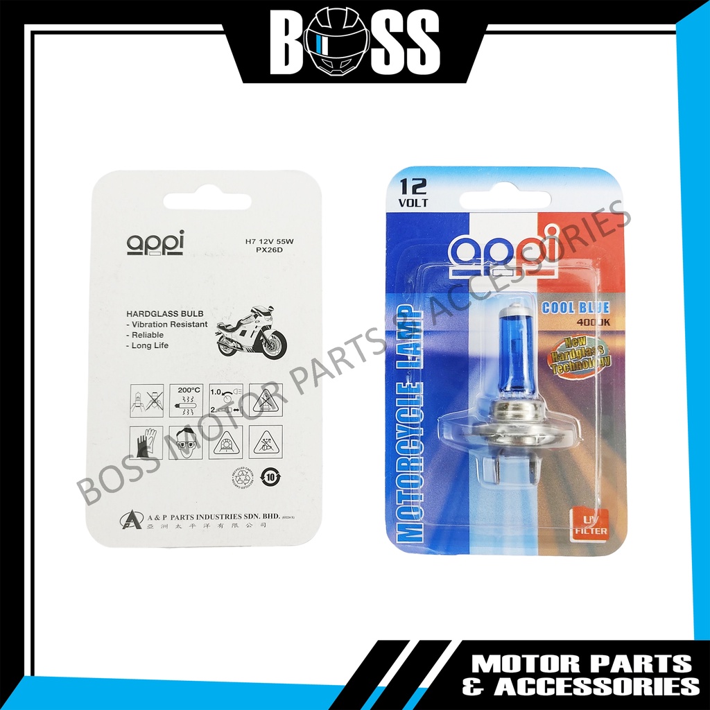 [APPI] H7 CB HALOGEN Head Lamp Bulb Mentol Lampu Depan YAMAHA YZF R25 ...