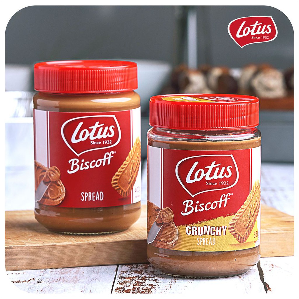 LOTUS BISCOFF SPREAD Smooth 400g 720g Crunchy 380g / LOTUS BISCOFF ...