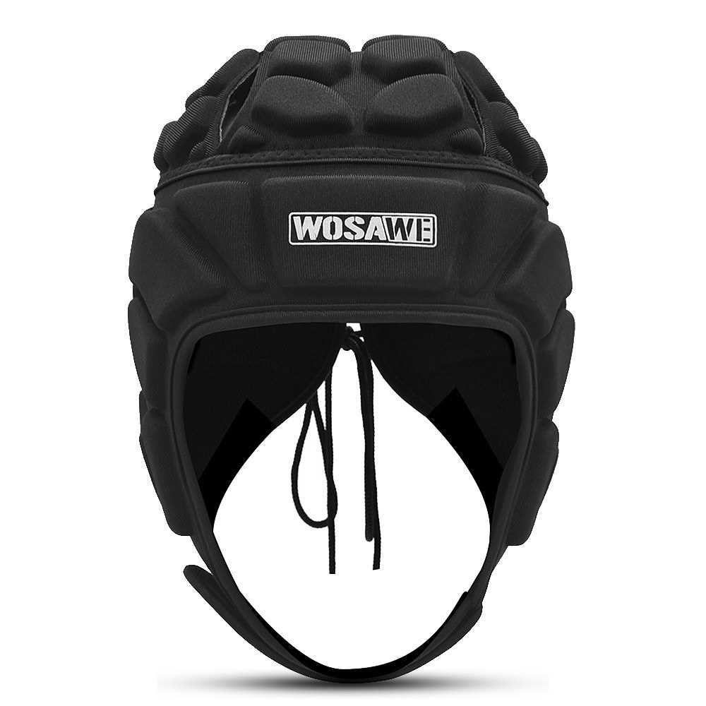 Adjustable Goalkeeper Helmet Sports Football Soccer Rugby Goalie Helmet ...