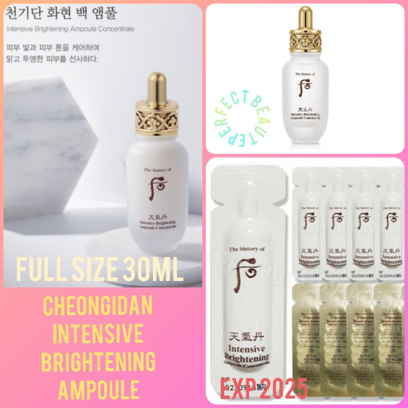 The History of Whoo Cheongidan Intensive Brightening Ampoule ...