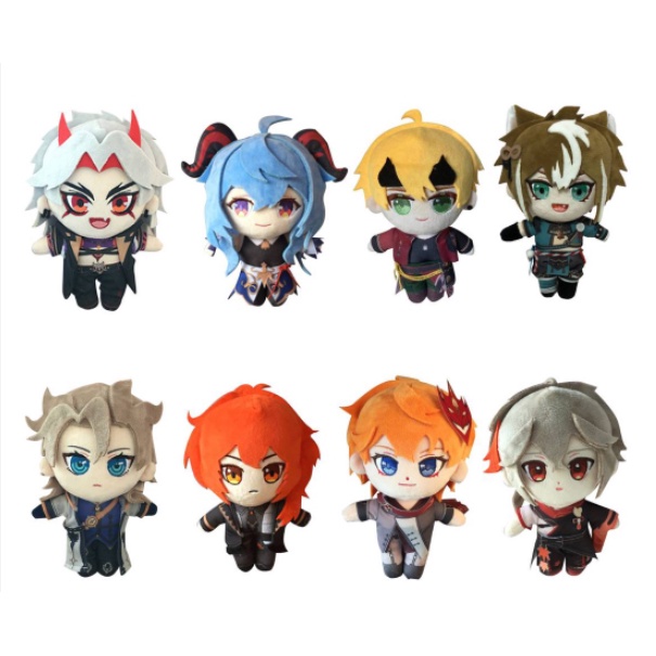 Genshin Impact Game Doll HuTao Ganyu Albedo Diluc Kazuha Plush Toy ...