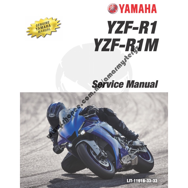 Yamaha YZF-R1 YZF-R1M R1 2020 - 2024 Workshop Repair Service Manual | Shopee Malaysia