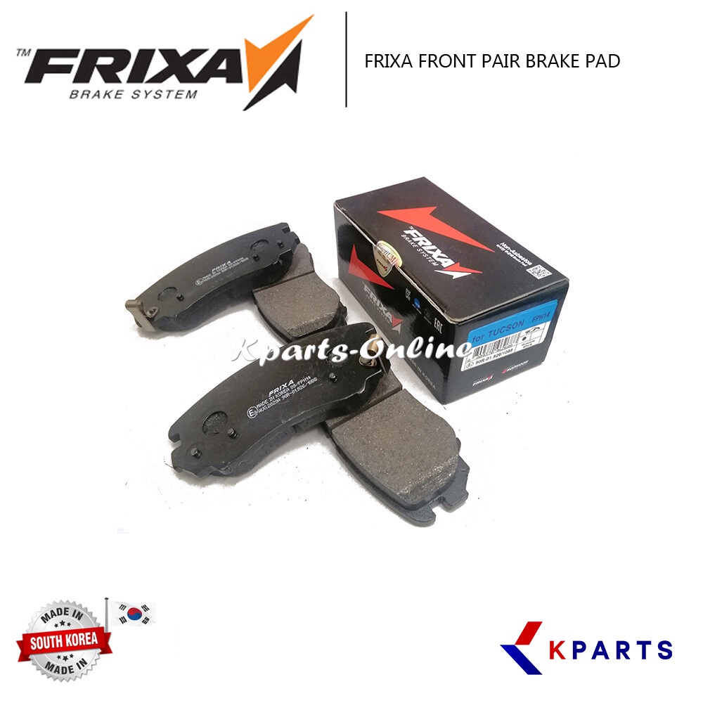 FRONT BRAKE DISC PAD (AFTERMARKET - FRIXA) KIA OPTIMA OLD / SPORTAGE KM ...