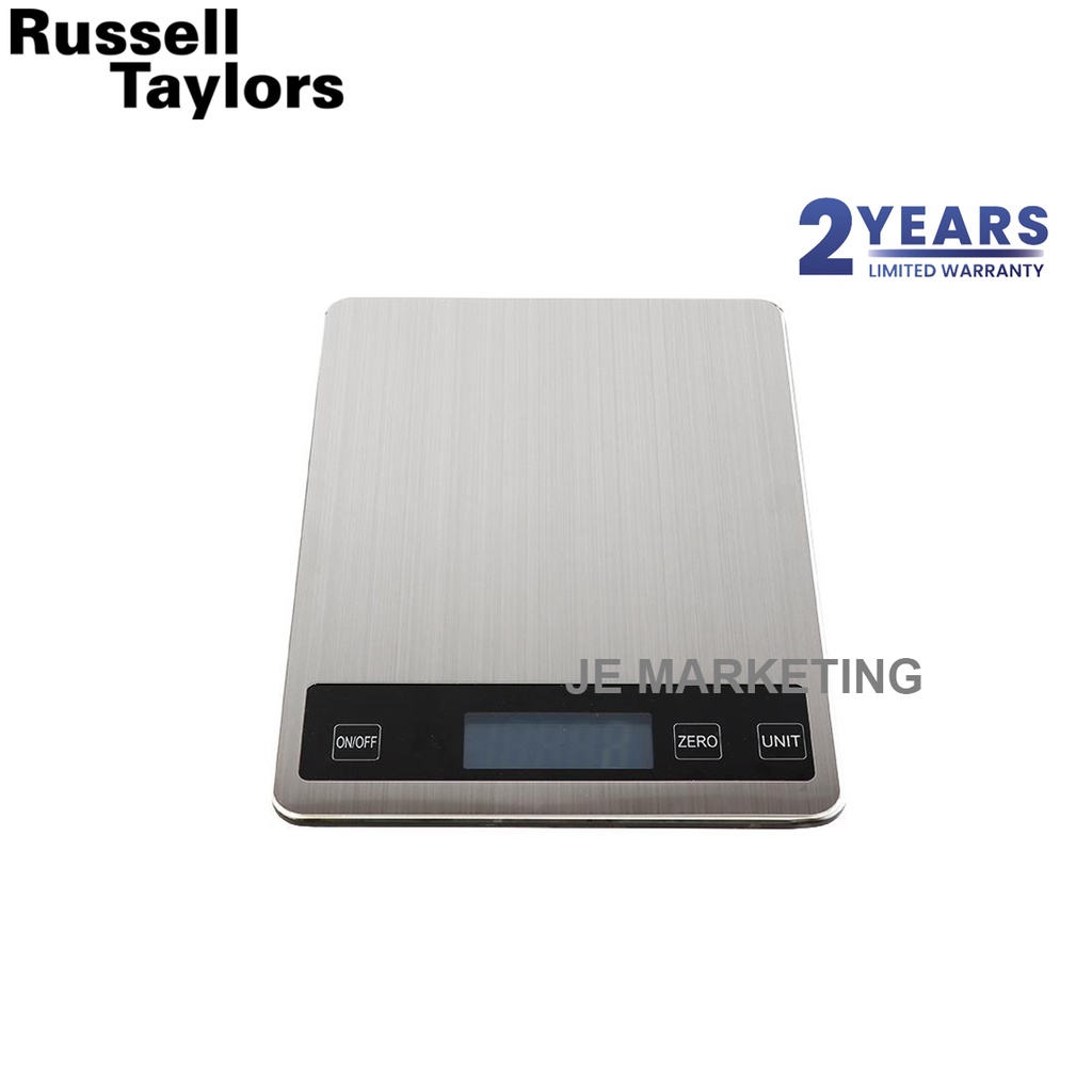 RUSSELL TAYLORS STAINLESS STEEL KITCHEN SCALE KS-10/ KS-20 | Shopee ...