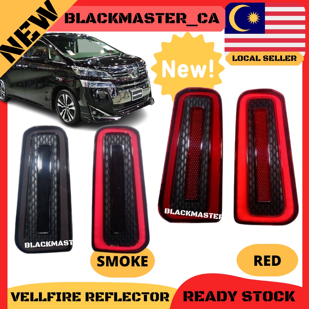 Toyota Alphard Vellfire AGH30 2015 - 2021 LED Bumper Reflector Light ...