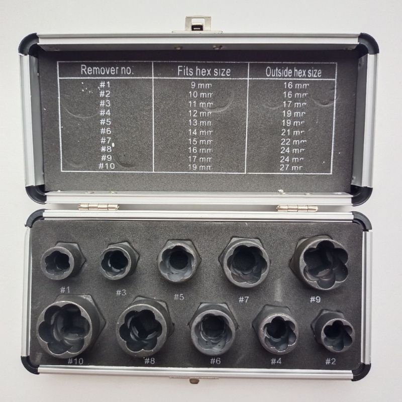 SinarSupermart 15pcs Pembuka Nut Patah Loose Broken Nut Remover Special ...