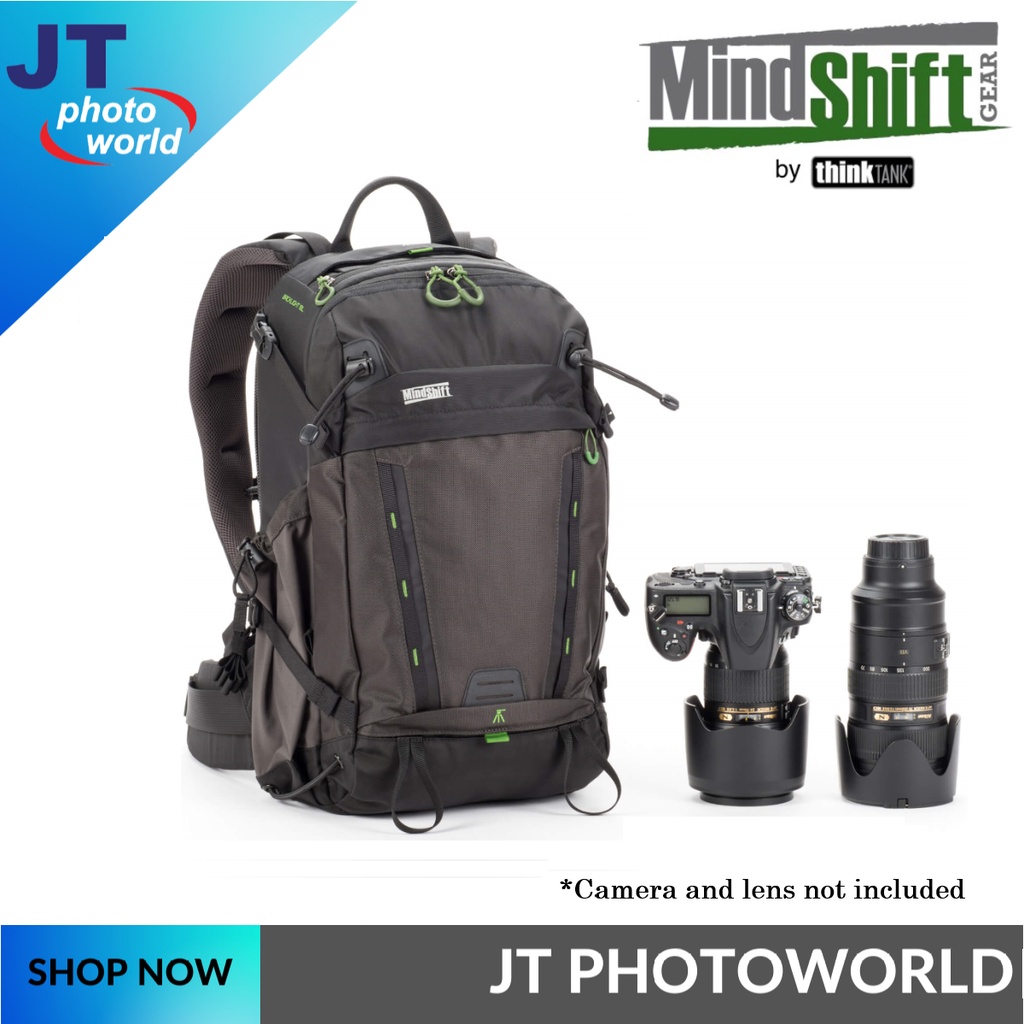 MindShift Gear BackLight 26L Backpack (CHARCOAL/ WOODLAND GREEN) | Shopee Malaysia