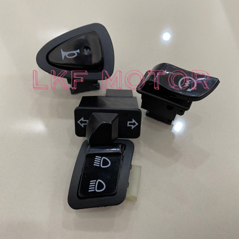 WAVE110/ HONDA BUTTON SWITCH SET AND SEPARATE HIGH LOW DIMMER HORN ...
