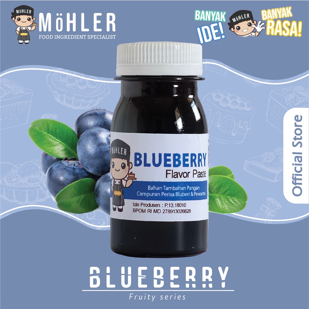 Distribute MoHLER Malaysia - Blueberry Flavour Emulco Paste 60 gr ...