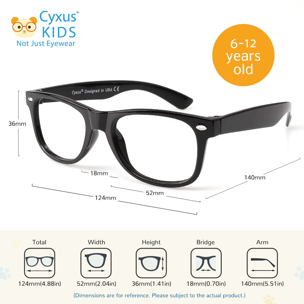 Cyxus Boys and Girls Fashion Eyes Protection Anti UV Blue Light ...