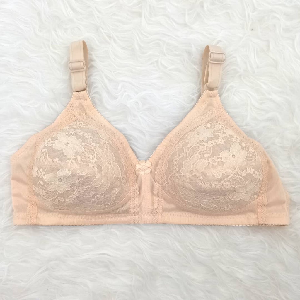 Plus Size Bra Women Wireless Bra Full Cup Baju Dalam Wanita Tiada Dawai ...
