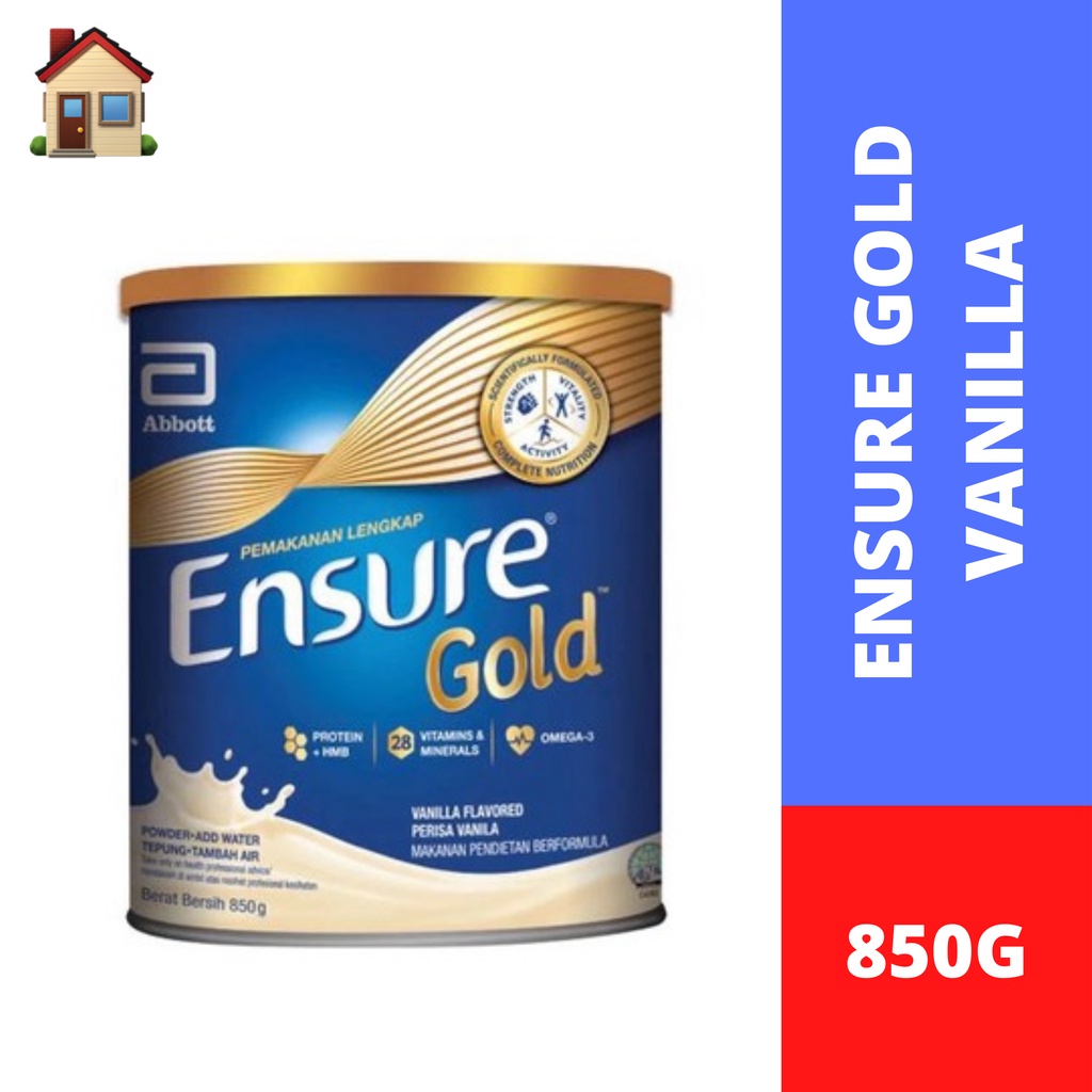 ENSURE GOLD VANILLA/WHEAT 850G x 1(EXP: 06/25) | Shopee Malaysia