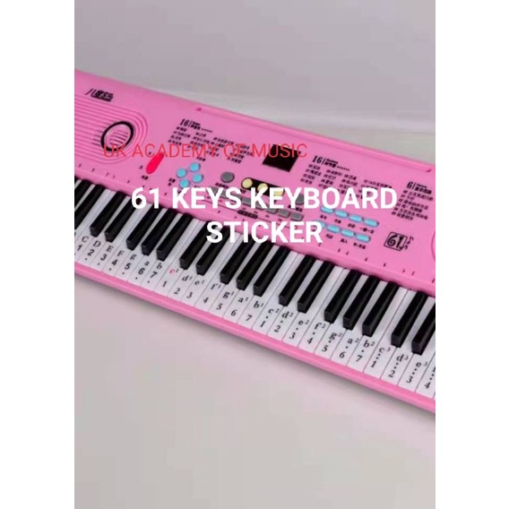 61 keys piano keyboard sticker | Shopee Malaysia