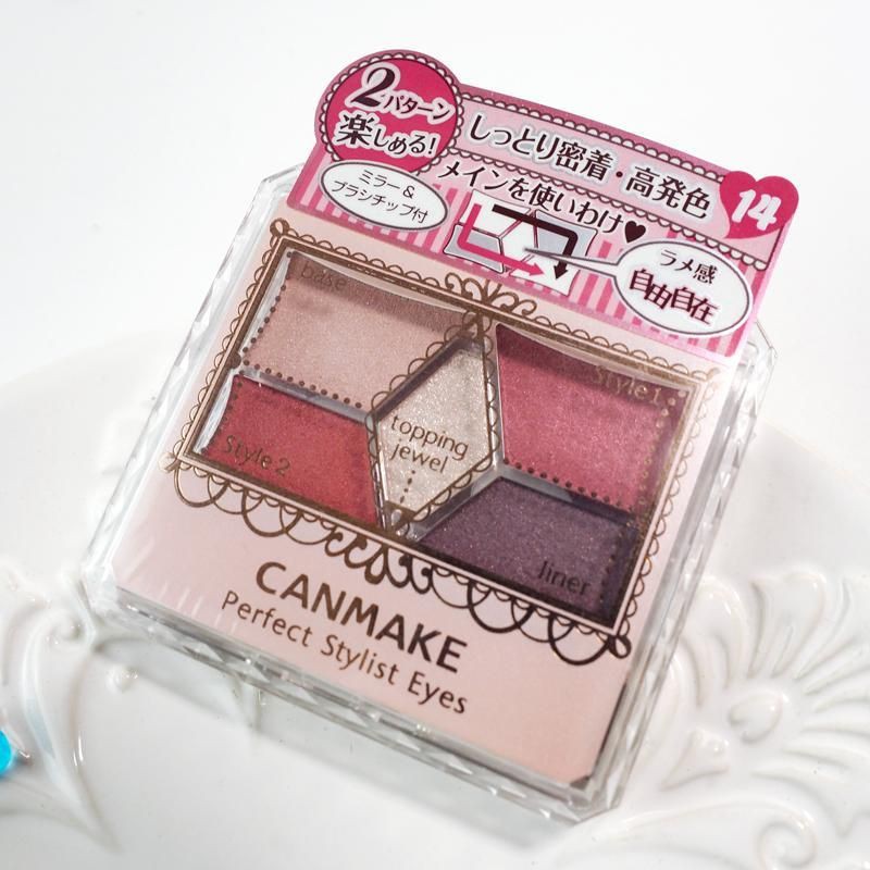 (Ready Stock Malaysia) Japan Canmake Stylish Eye Eyeshadow Palette #14 Antique Ruby 日本Canmake ...
