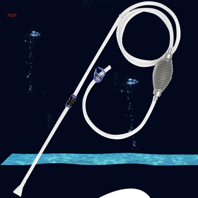 POOP Aquarium Water Changer Kit Siphon Fish Tank Small Gravels Vacuum ...